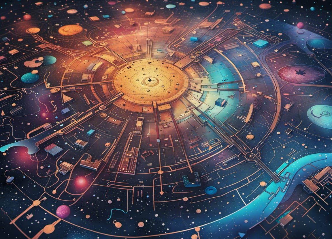 Star Map - AI Generated Artwork - NightCafe Creator