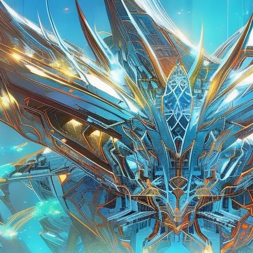 Cybernatic Galactic Council - AI Generated Artwork - NightCafe Creator