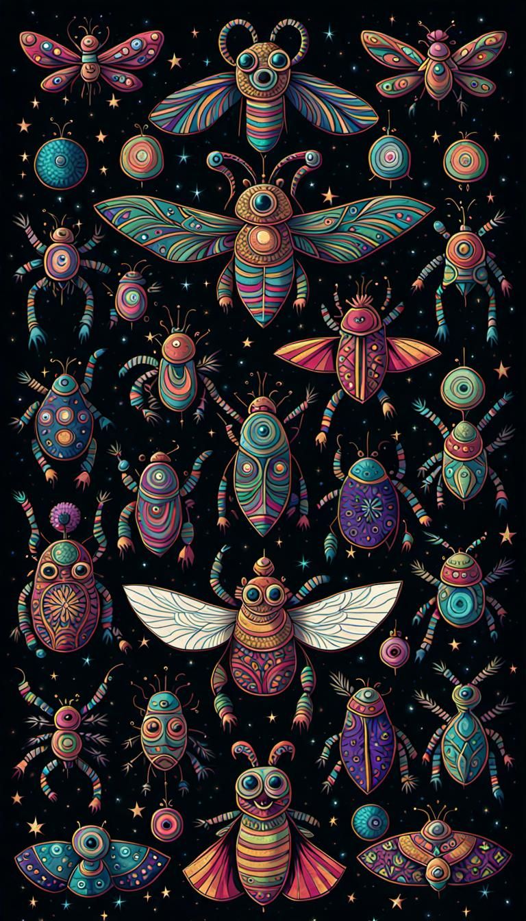 Home-screen Bugs from out of space - AI Generated Artwork - NightCafe ...