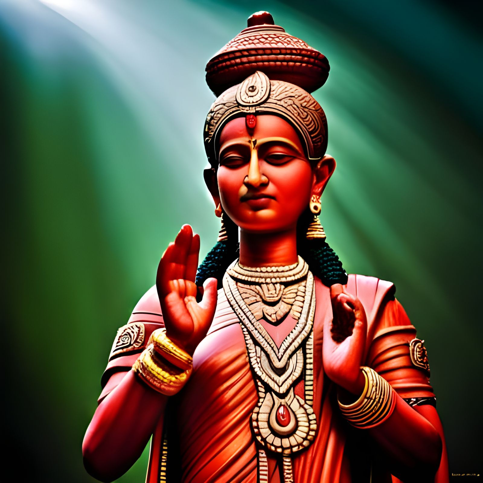 Indian Veda idol - AI Generated Artwork - NightCafe Creator