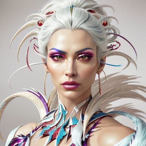 Eccentric and Courageous Figure in Cinematic Reali... - AI Art