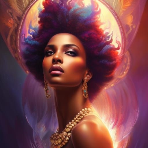 Beautiful Goddess XIV - AI Generated Artwork - NightCafe Creator