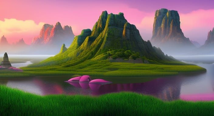 Imaginary land - AI Generated Artwork - NightCafe Creator