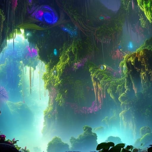 The Planet Pandora - AI Generated Artwork - NightCafe Creator