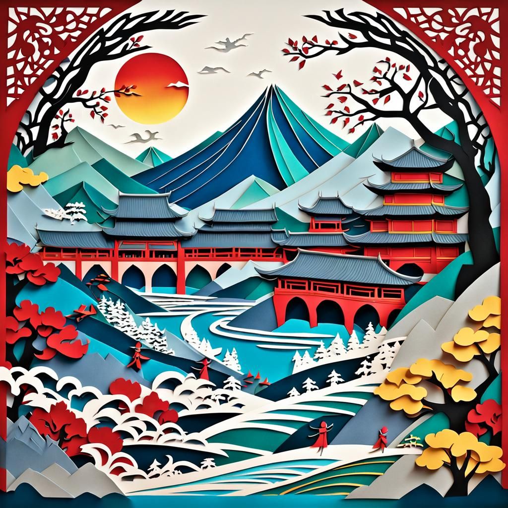 A mesmerizing paper-cut animation of the iconic tale of Mulan comes to ...