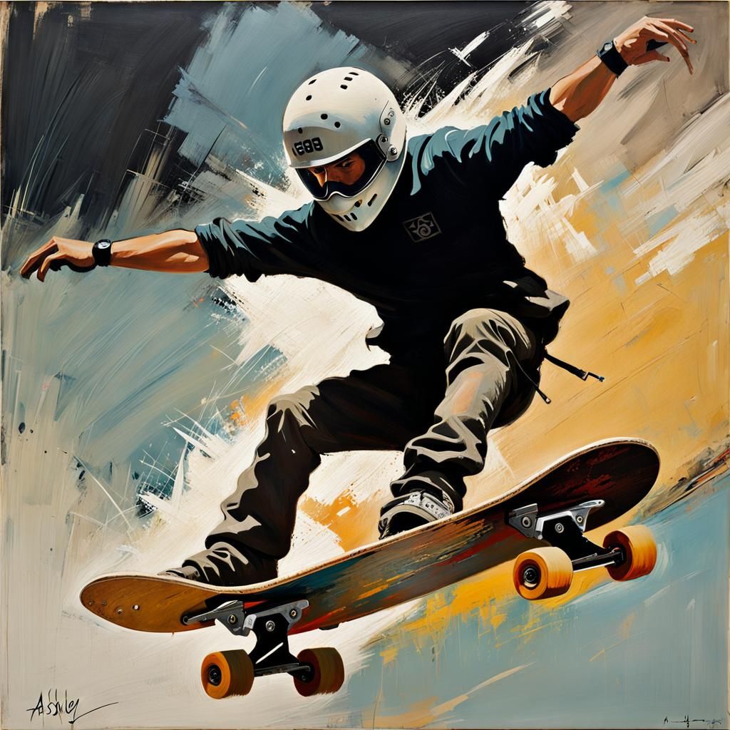Skater Boi - AI Generated Artwork - NightCafe Creator