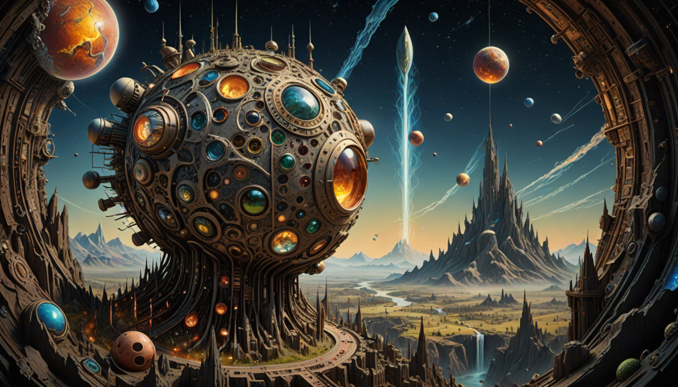 deep dark shadows Trompe-l'œil in strange disjoint... - AI Art