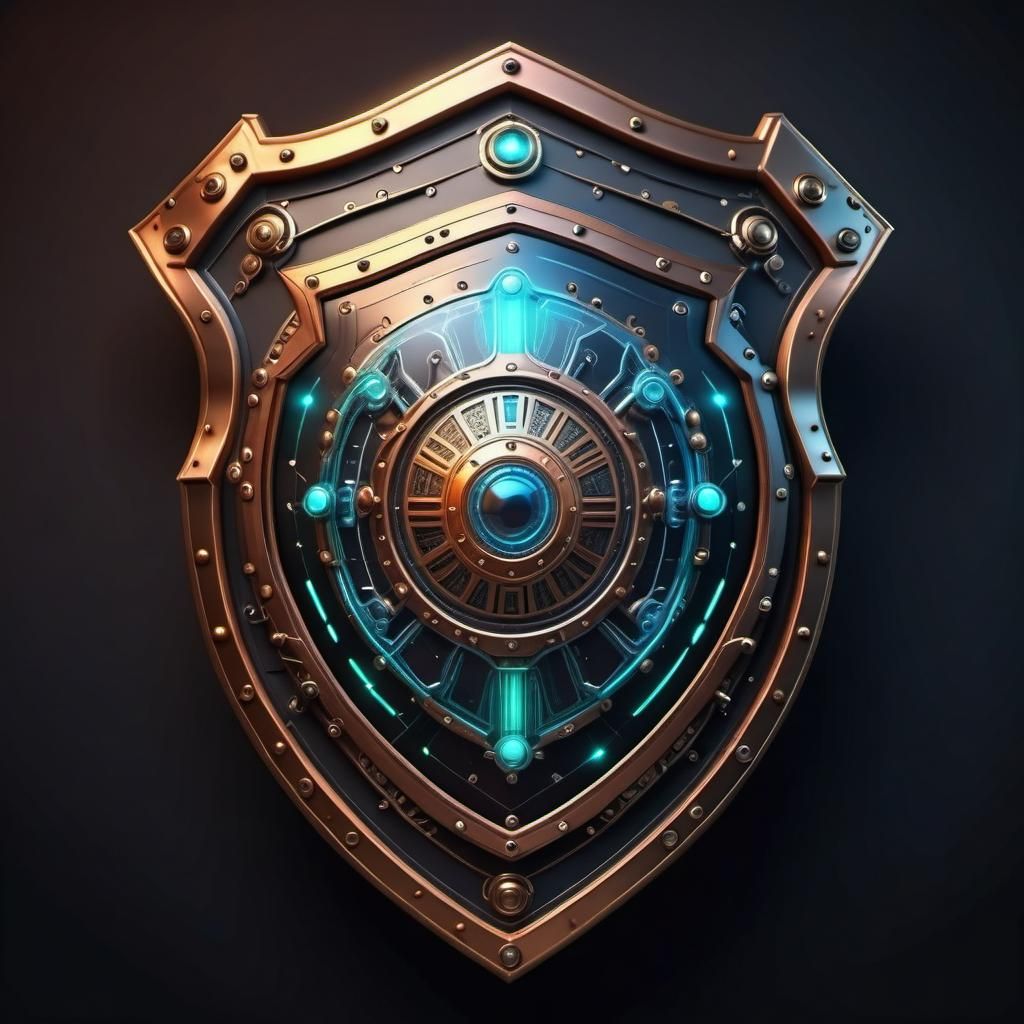 Futuristic Shield - AI Generated Artwork - NightCafe Creator