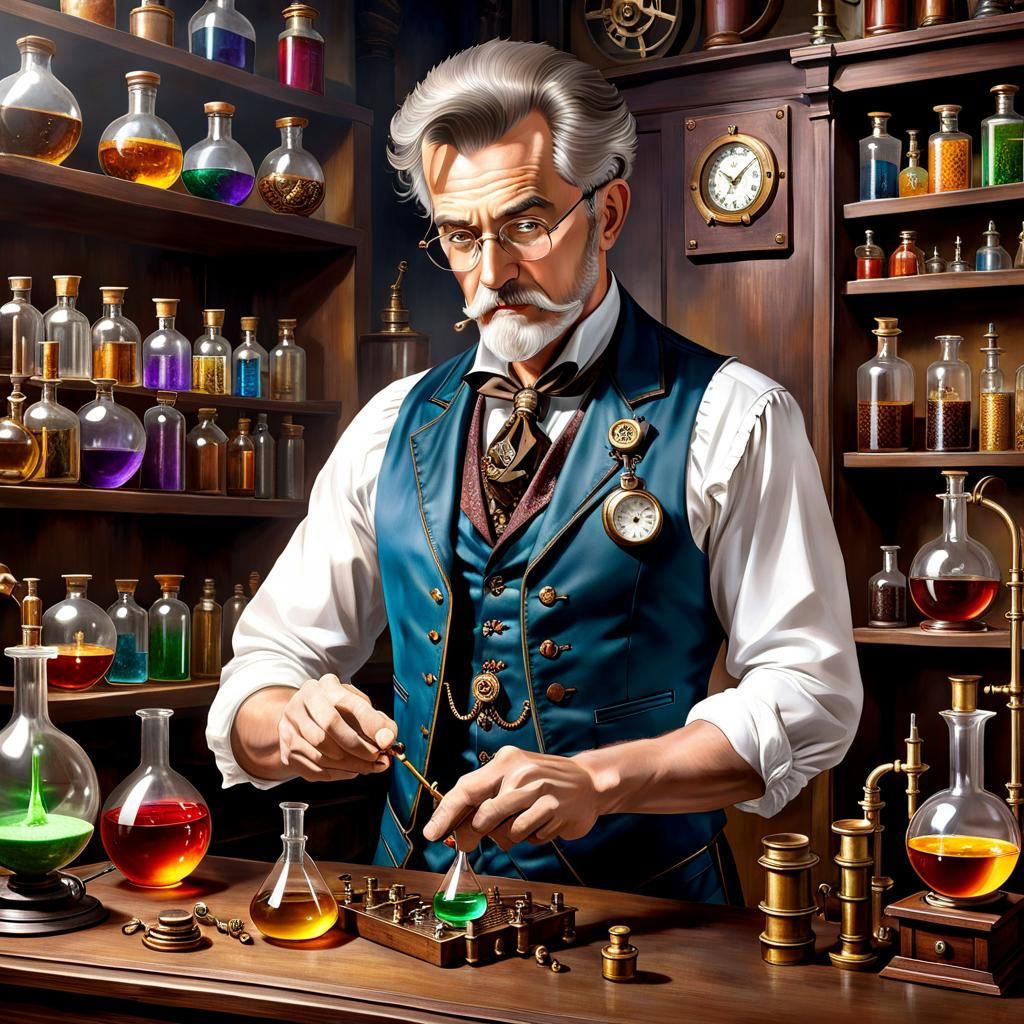 The Chemist - AI Generated Artwork - NightCafe Creator