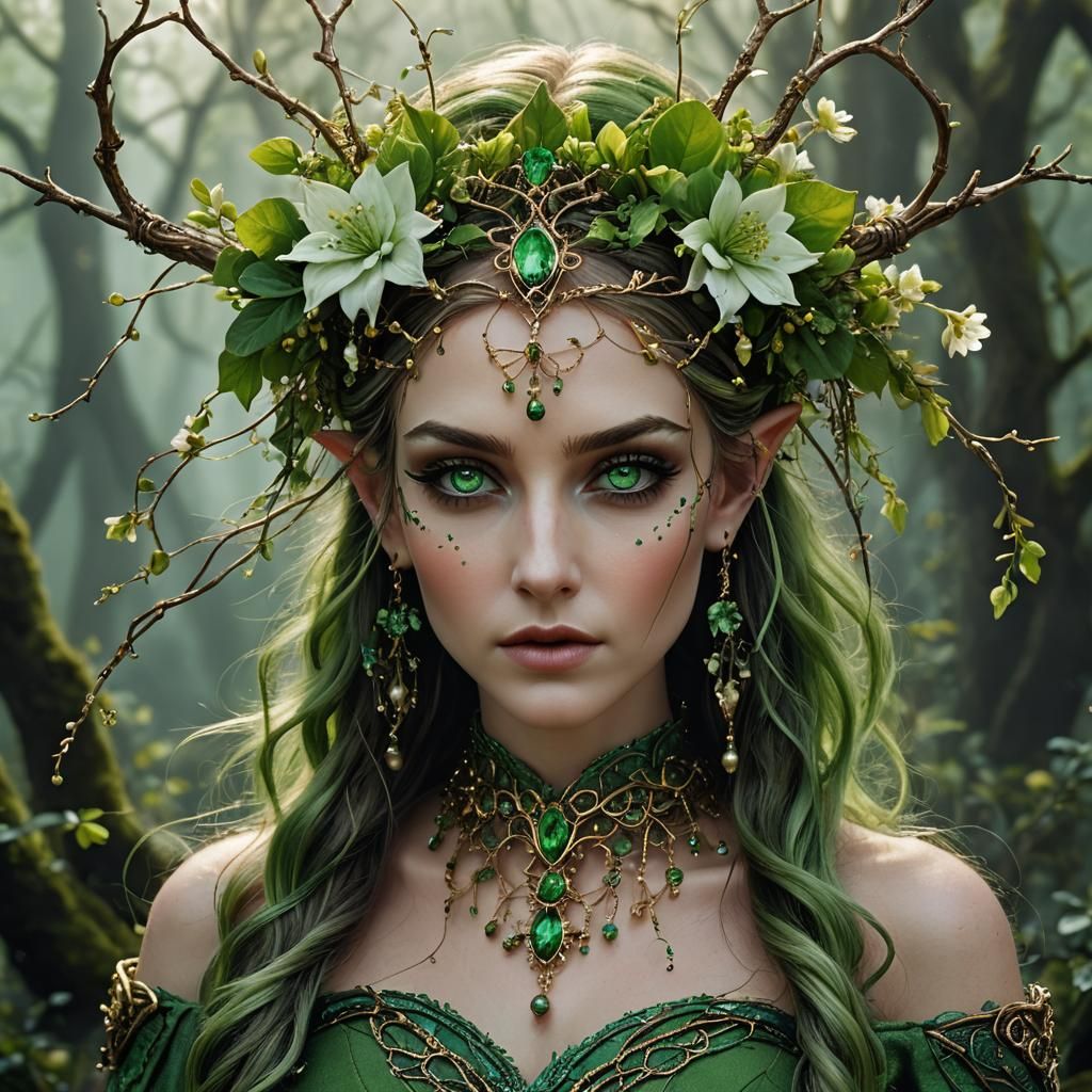 Spring Dryad IV - AI Generated Artwork - NightCafe Creator