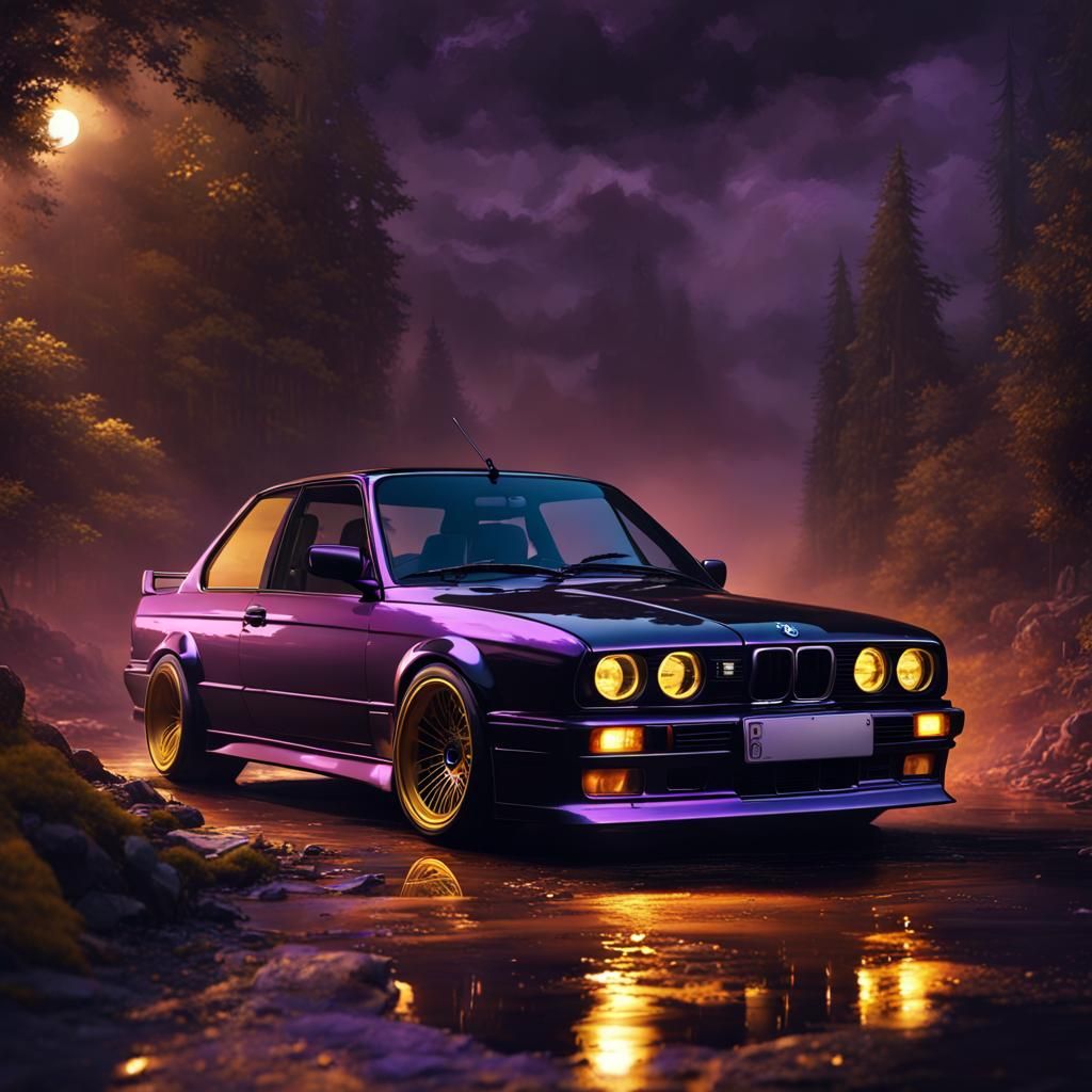 BMW e30 M3 in heaven - AI Generated Artwork - NightCafe Creator