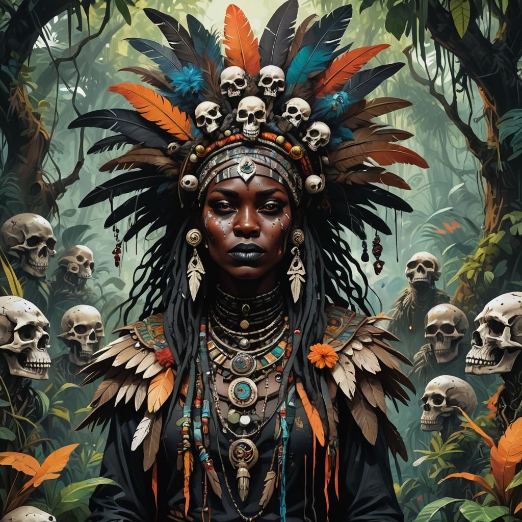 Voodoo Lady - AI Generated Artwork - NightCafe Creator