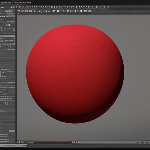 Red Circle ZBrush - AI Generated Artwork - NightCafe Creator