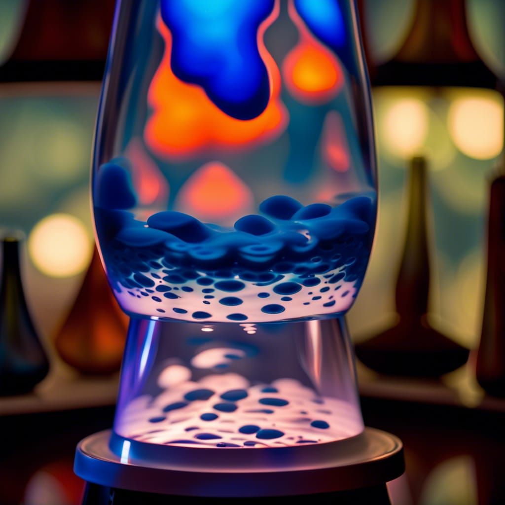 Blue and orange Lava Lamp - not invented in 1963 by Edward Craven ...