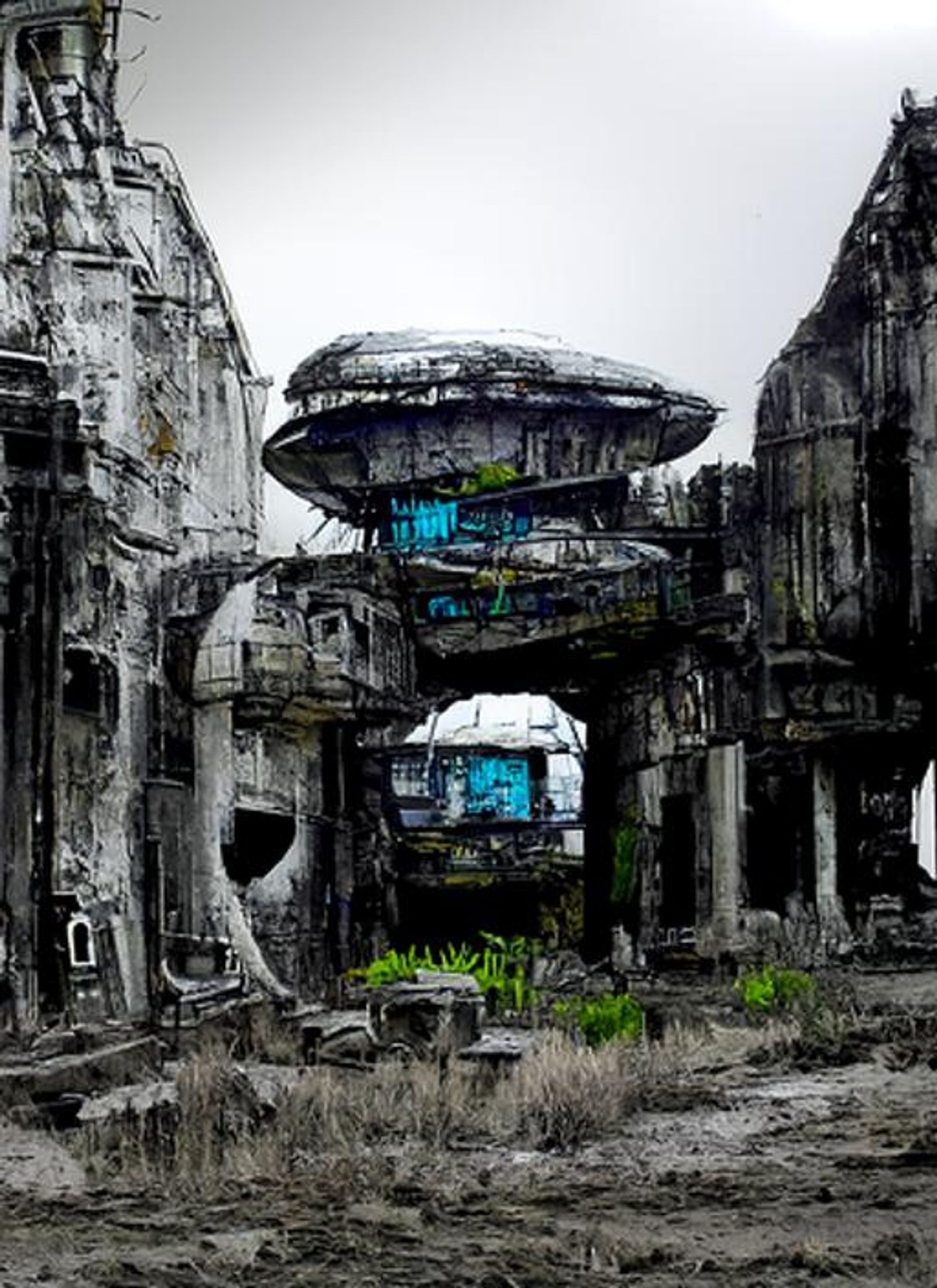 Ruins of an ancient alien civilization - AI Generated Artwork ...