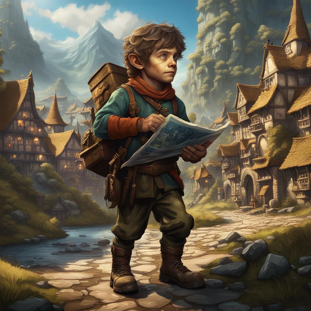 Halfling Explorer - AI Generated Artwork - NightCafe Creator