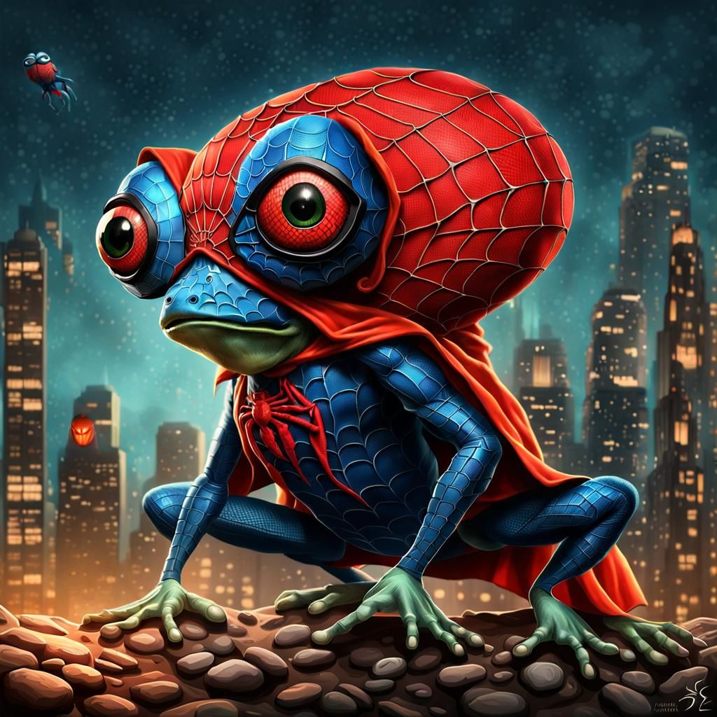 SpiderFrog! - AI Generated Artwork - NightCafe Creator