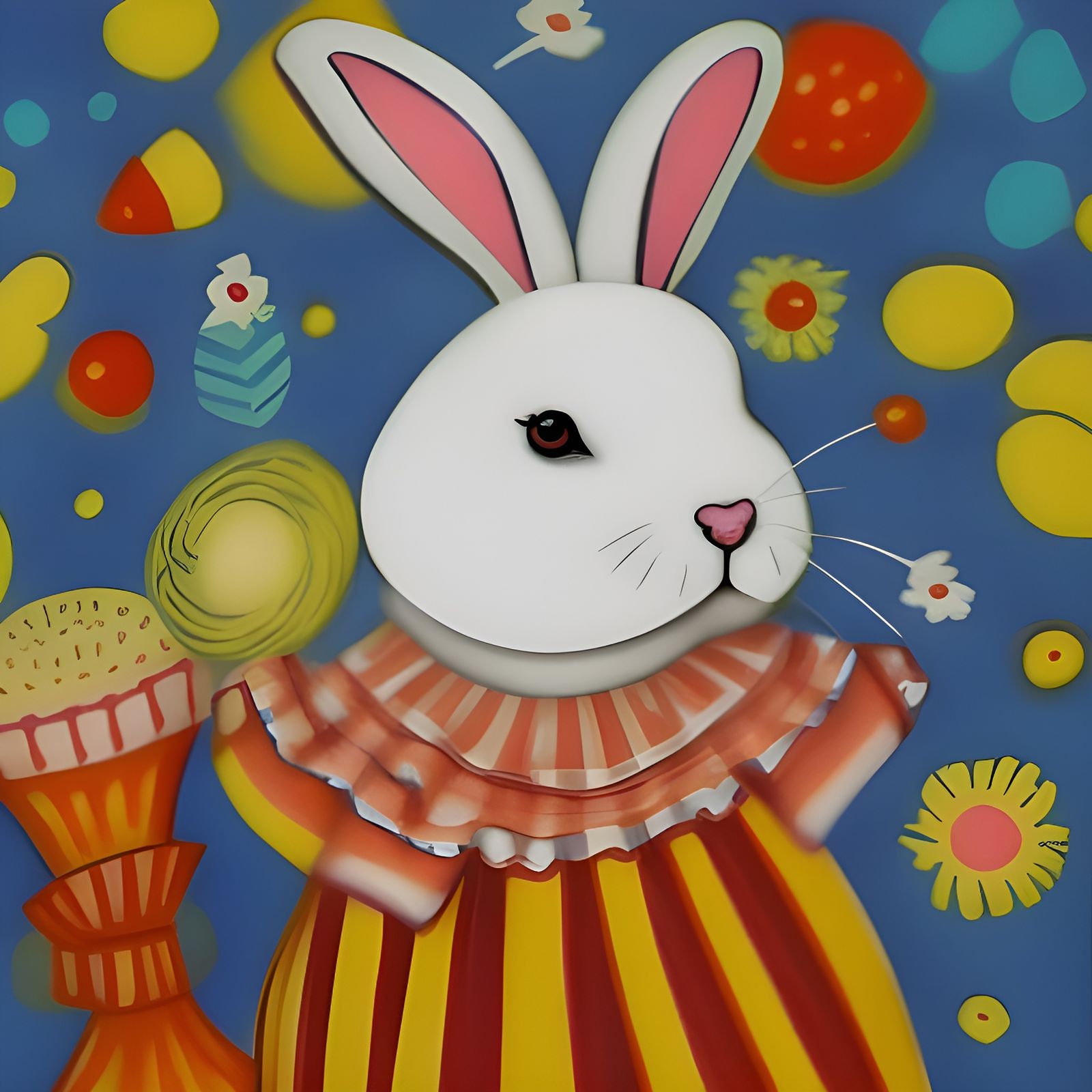 Circus Bunny - AI Generated Artwork - NightCafe Creator