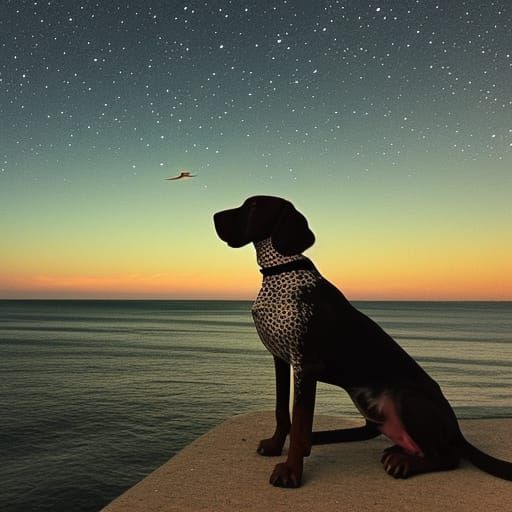 Pointer Stare - AI Generated Artwork - NightCafe Creator