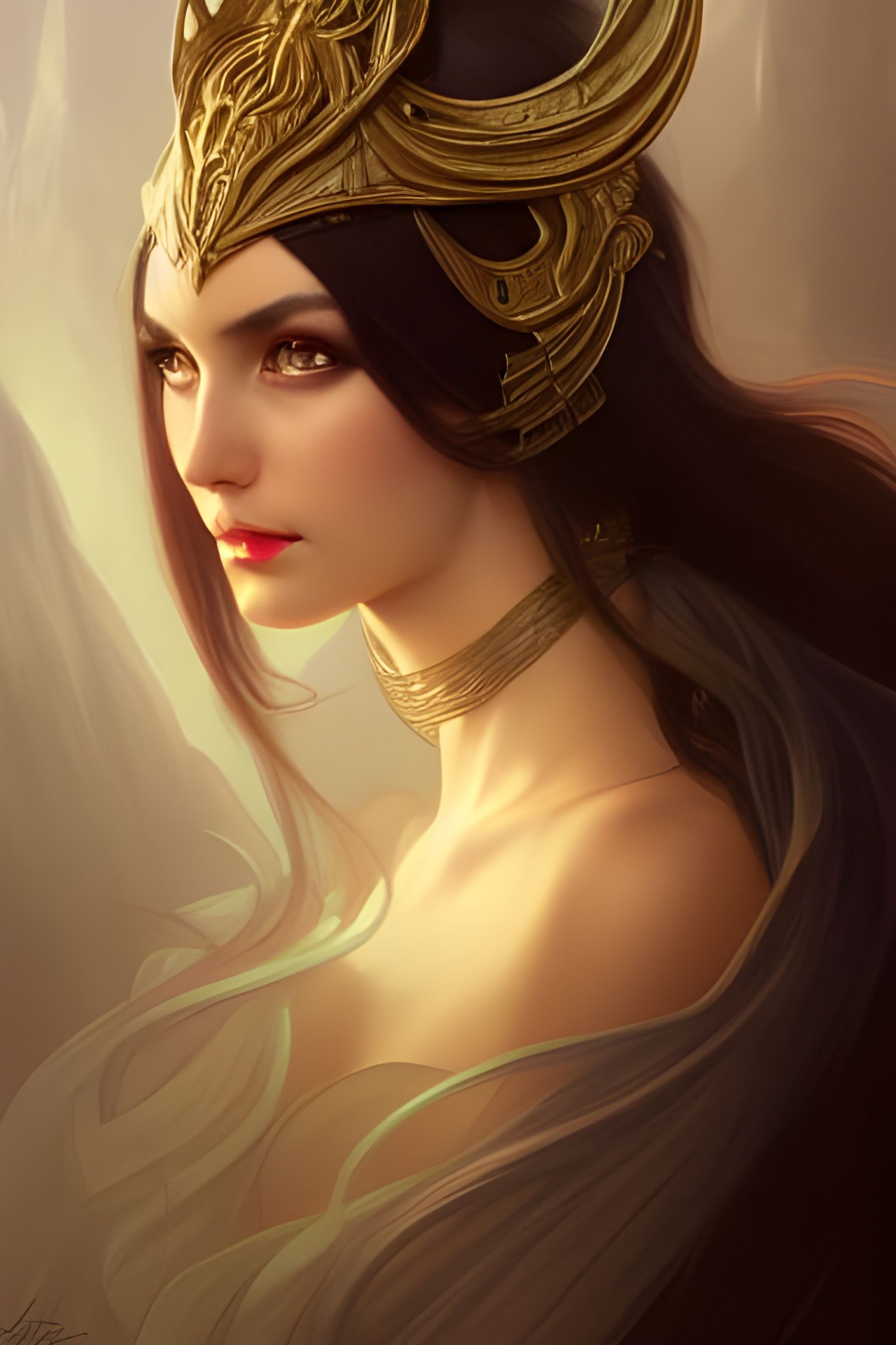 Crowned Princess - AI Generated Artwork - NightCafe Creator