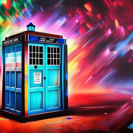 TARDIS - AI Generated Artwork - NightCafe Creator