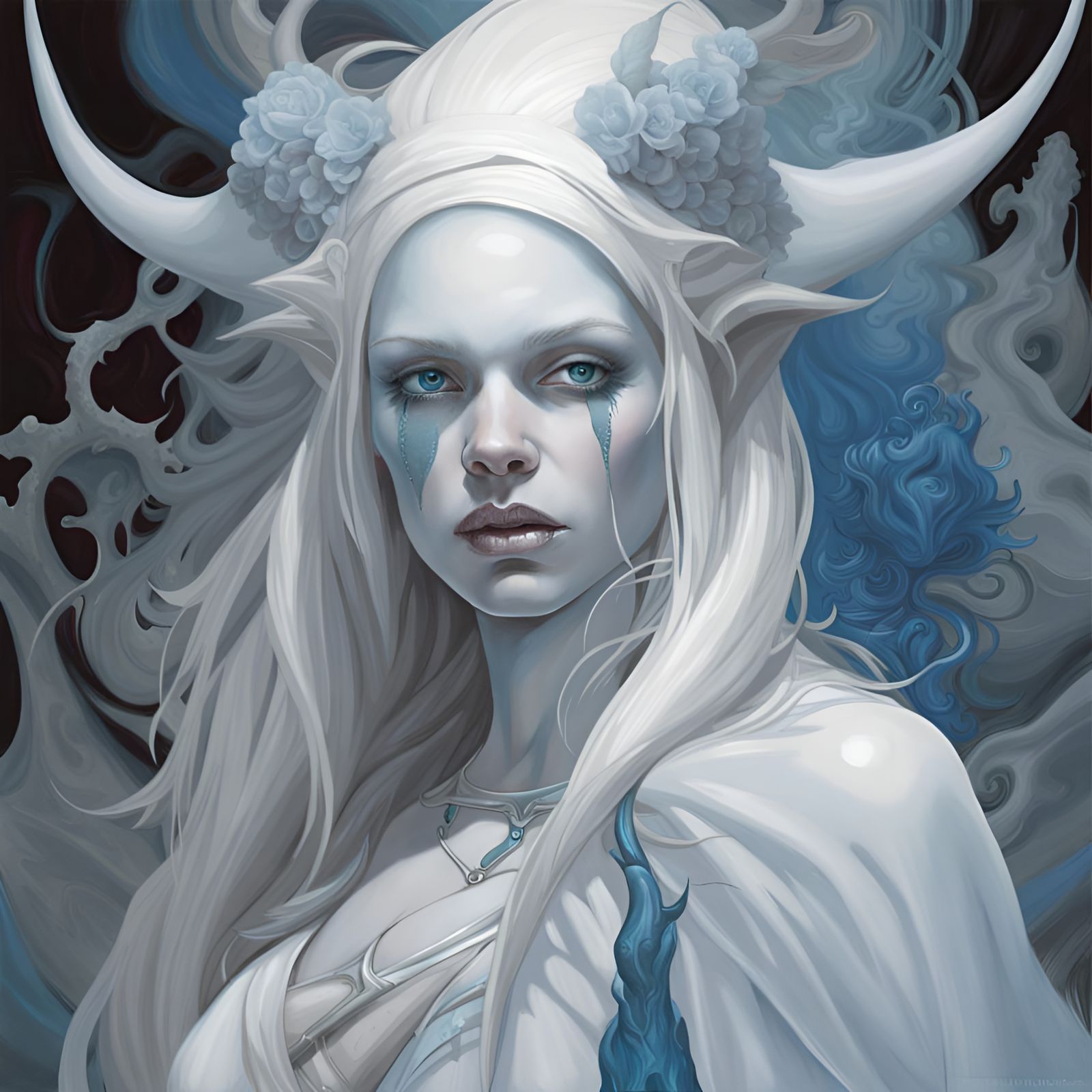 The Snow Hag - AI Generated Artwork - NightCafe Creator