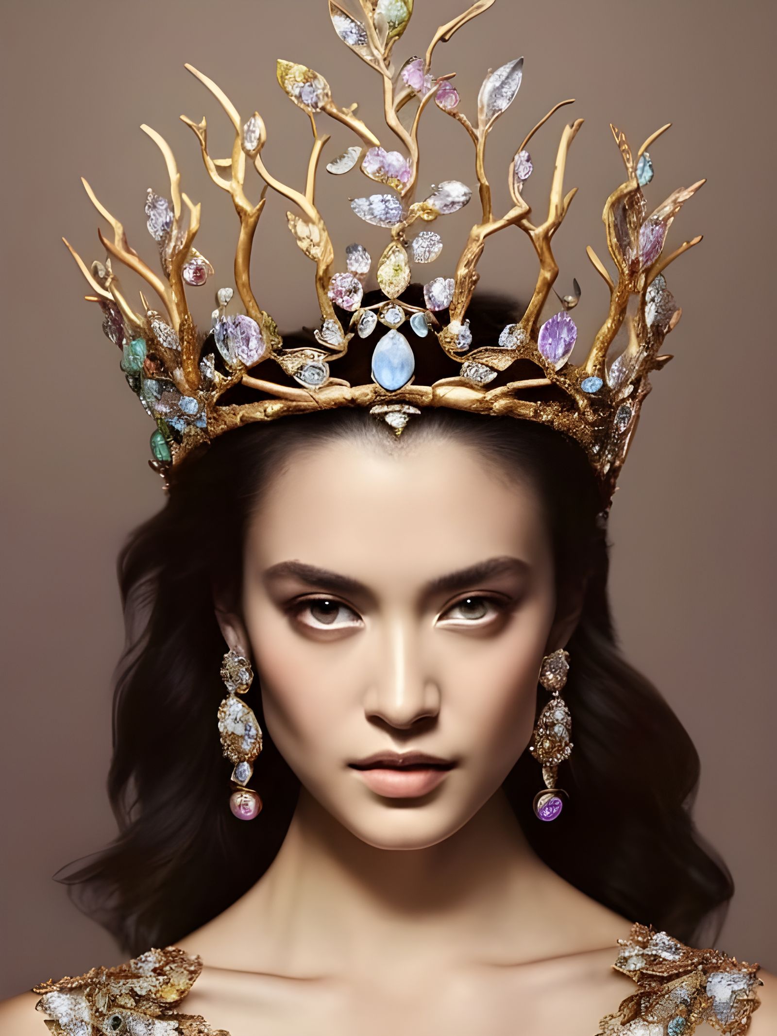 Gem Crown Queen - AI Generated Artwork - NightCafe Creator