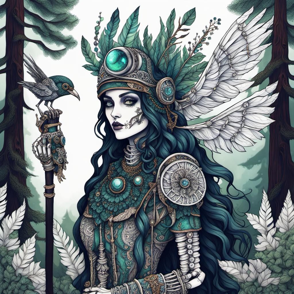 Zombie Fairy - AI Generated Artwork - NightCafe Creator