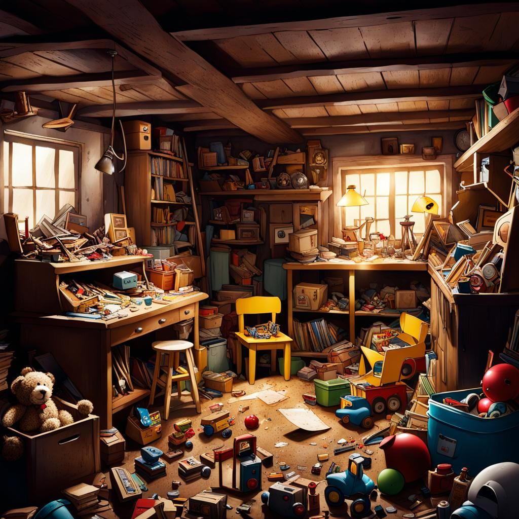 Clutter - AI Generated Artwork - NightCafe Creator