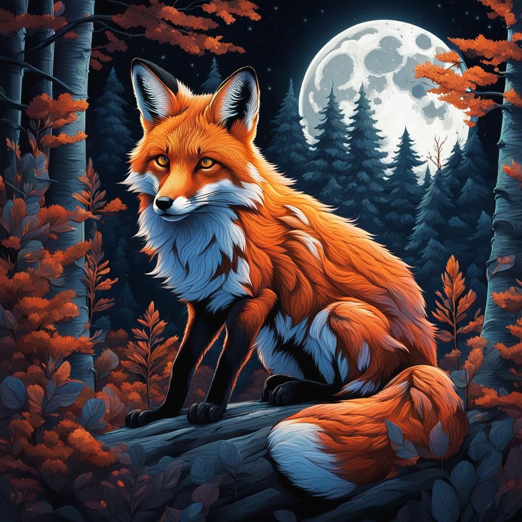 Fox - AI Generated Artwork - NightCafe Creator