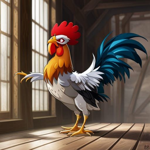 Rooster? - AI Generated Artwork - NightCafe Creator