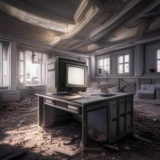 1990's Desktop Computer - AI Generated Artwork - NightCafe Creator