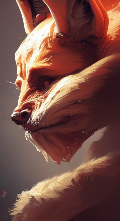 Hell Fox - AI Generated Artwork - NightCafe Creator