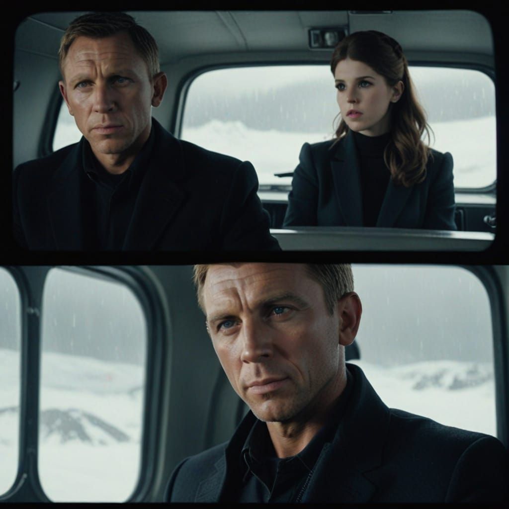 Epic 1960s Cinematic Film Still of James Bond Espi... - AI Art