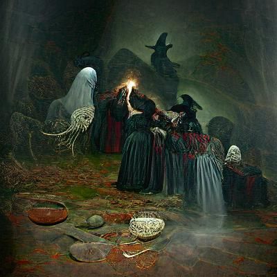 Witches Ritual - AI Generated Artwork - NightCafe Creator