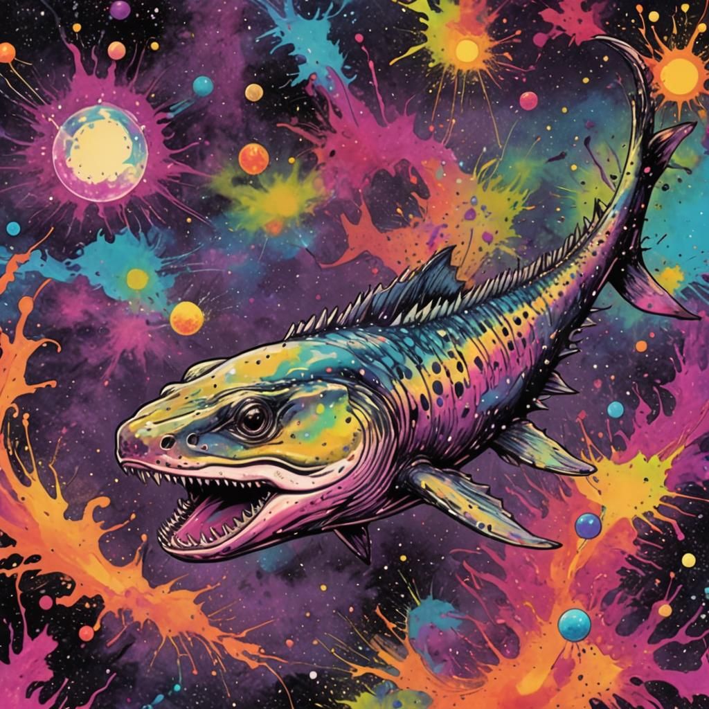 spacefish 11 - AI Generated Artwork - NightCafe Creator