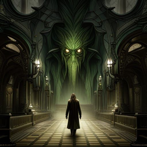 Entering the lair of the Chthulu - Cthulhu's Lair: A Dark Fa...