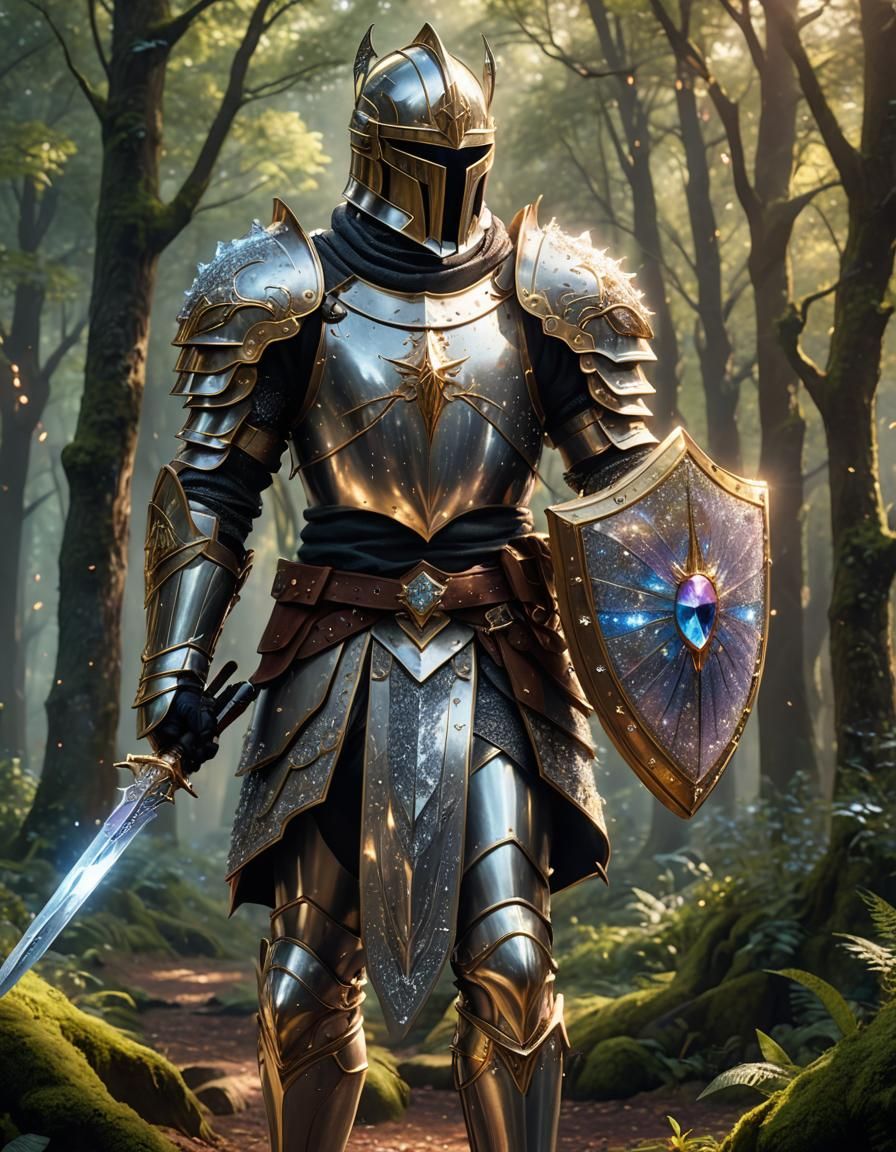 Diamond warrior - AI Generated Artwork - NightCafe Creator