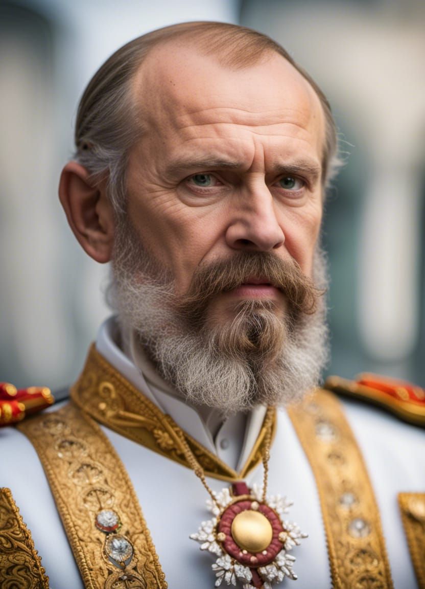 Russian czar portrait - AI Generated Artwork - NightCafe Creator