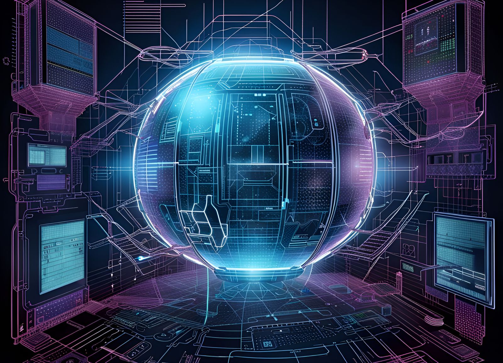 The Construct Core of Quantum Computing - AI Generated Artwork ...