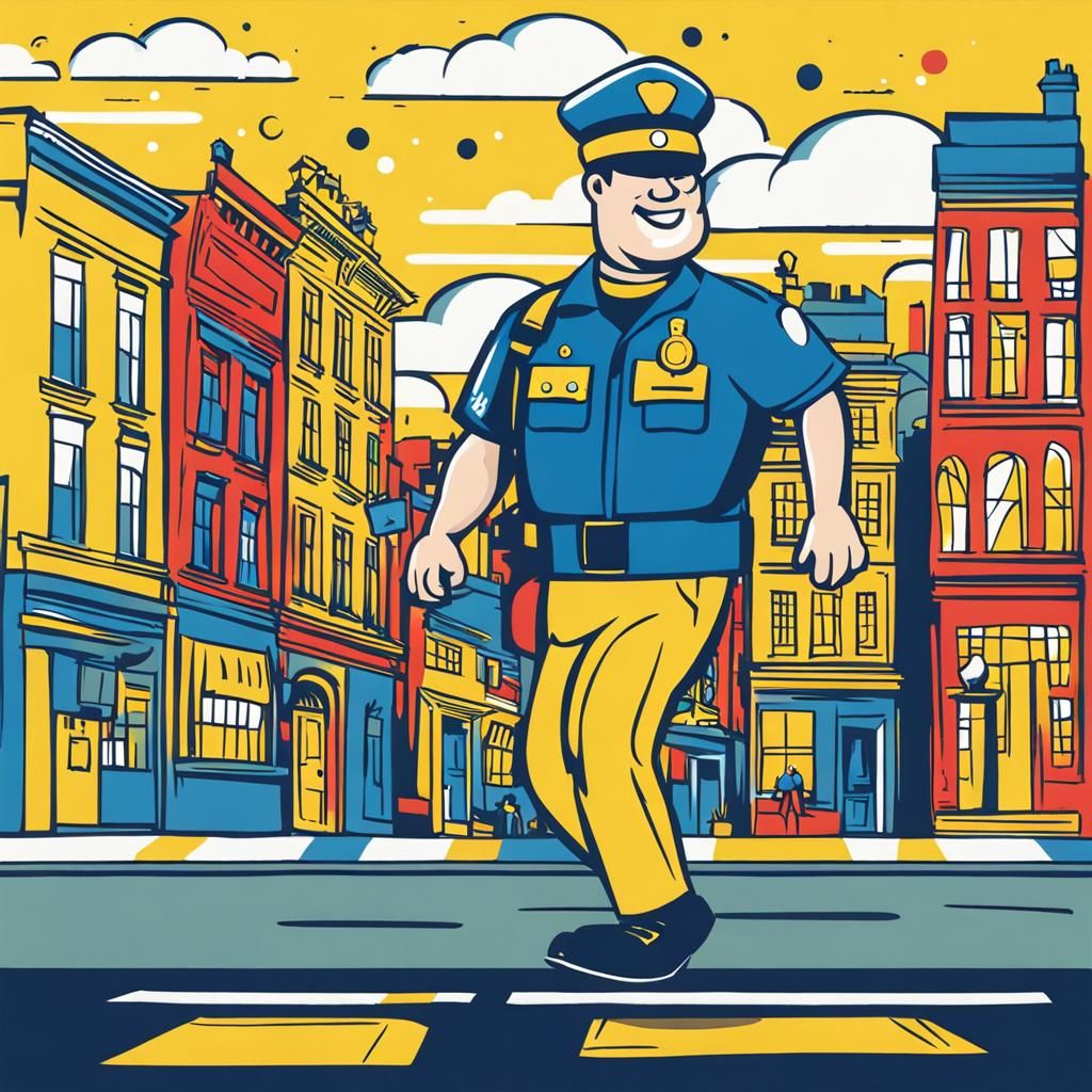 Happy police - AI Generated Artwork - NightCafe Creator