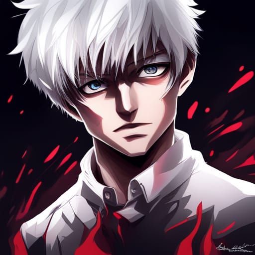 Ken Kaneki from Tokyo Ghoul - AI Generated Artwork - NightCafe Creator