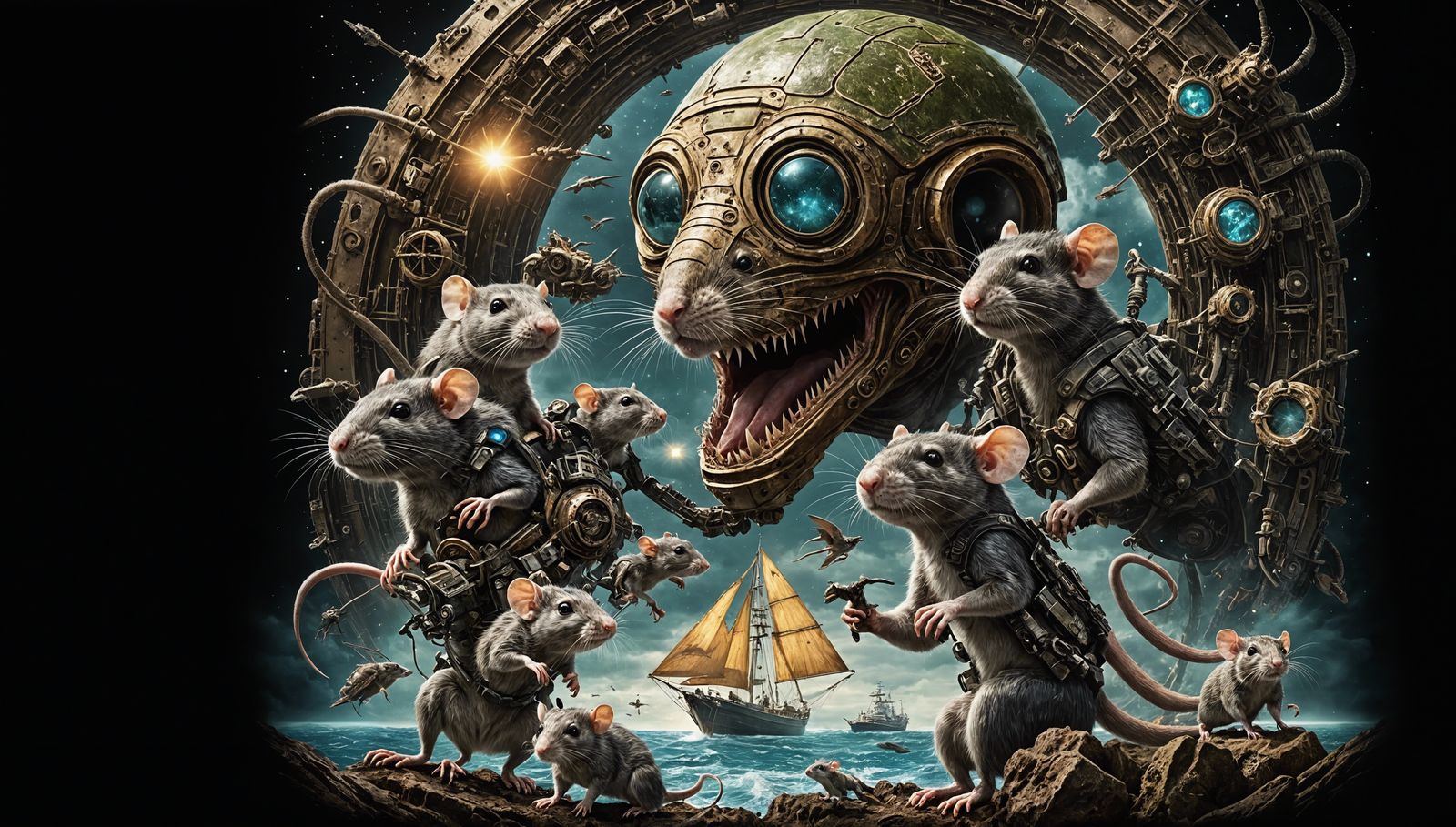 "RatS LivE ON NO EviL StaR" from the novel "Aliens and the Antichrist ...