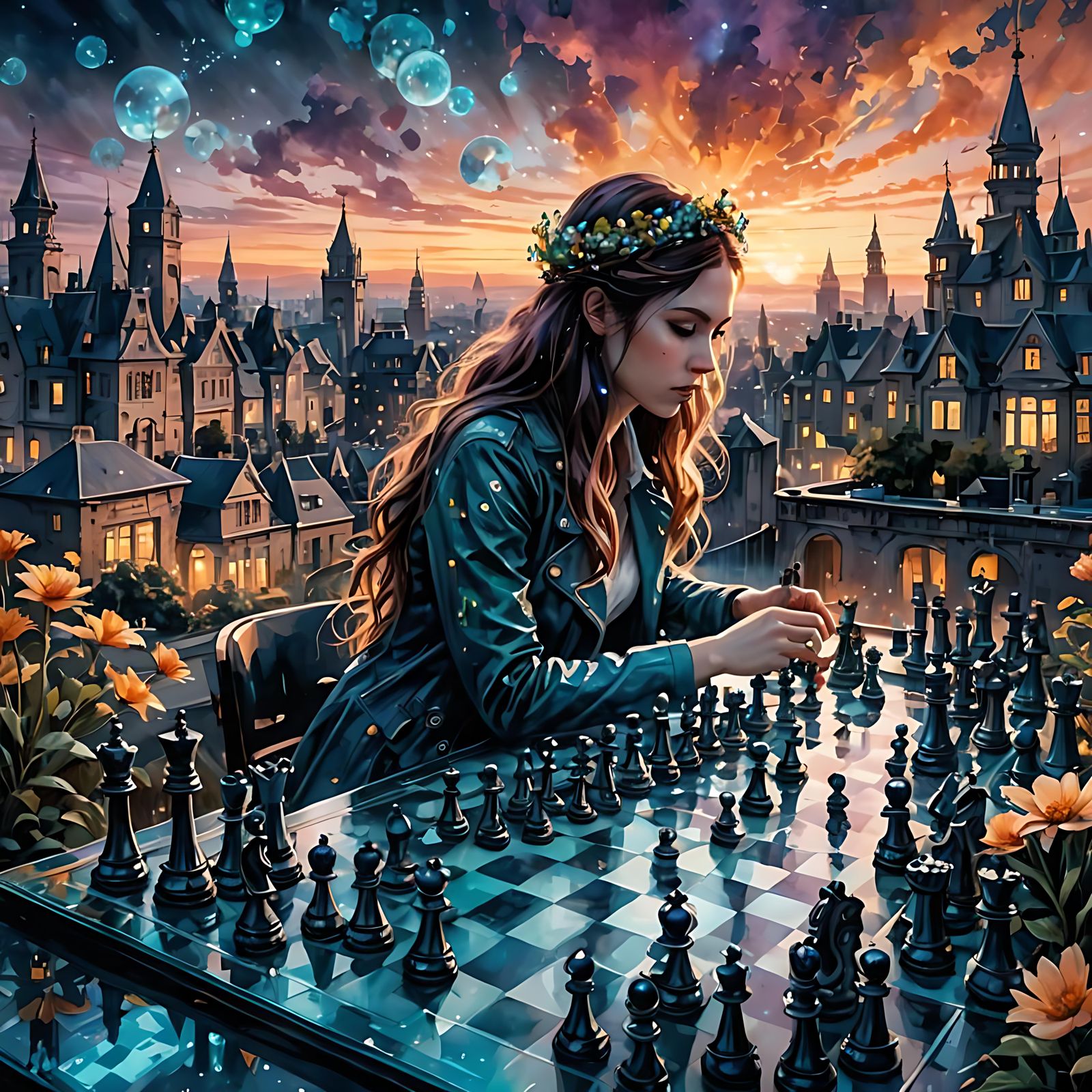 Beautiful Chess World. - AI Generated Artwork - NightCafe Creator
