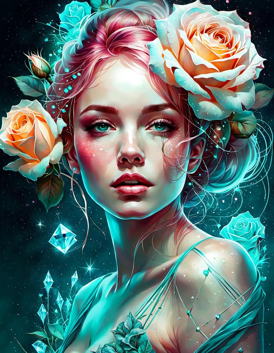 Rose - AI Generated Artwork - NightCafe Creator