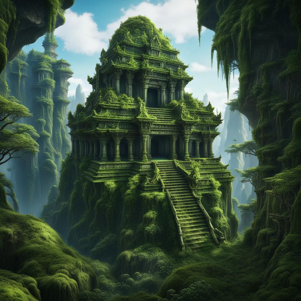 Jungle Temple - AI Generated Artwork - NightCafe Creator