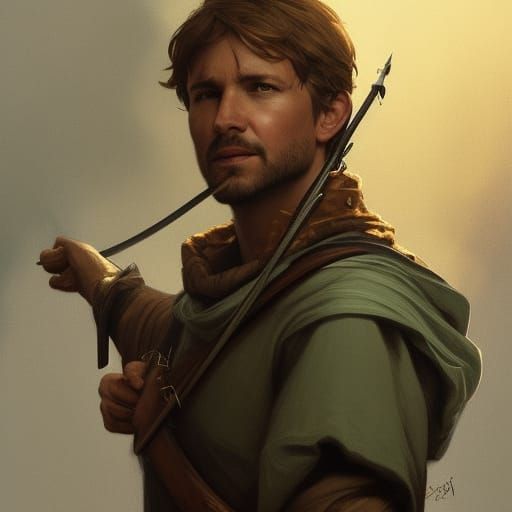 Robin Hood portrait - AI Generated Artwork - NightCafe Creator