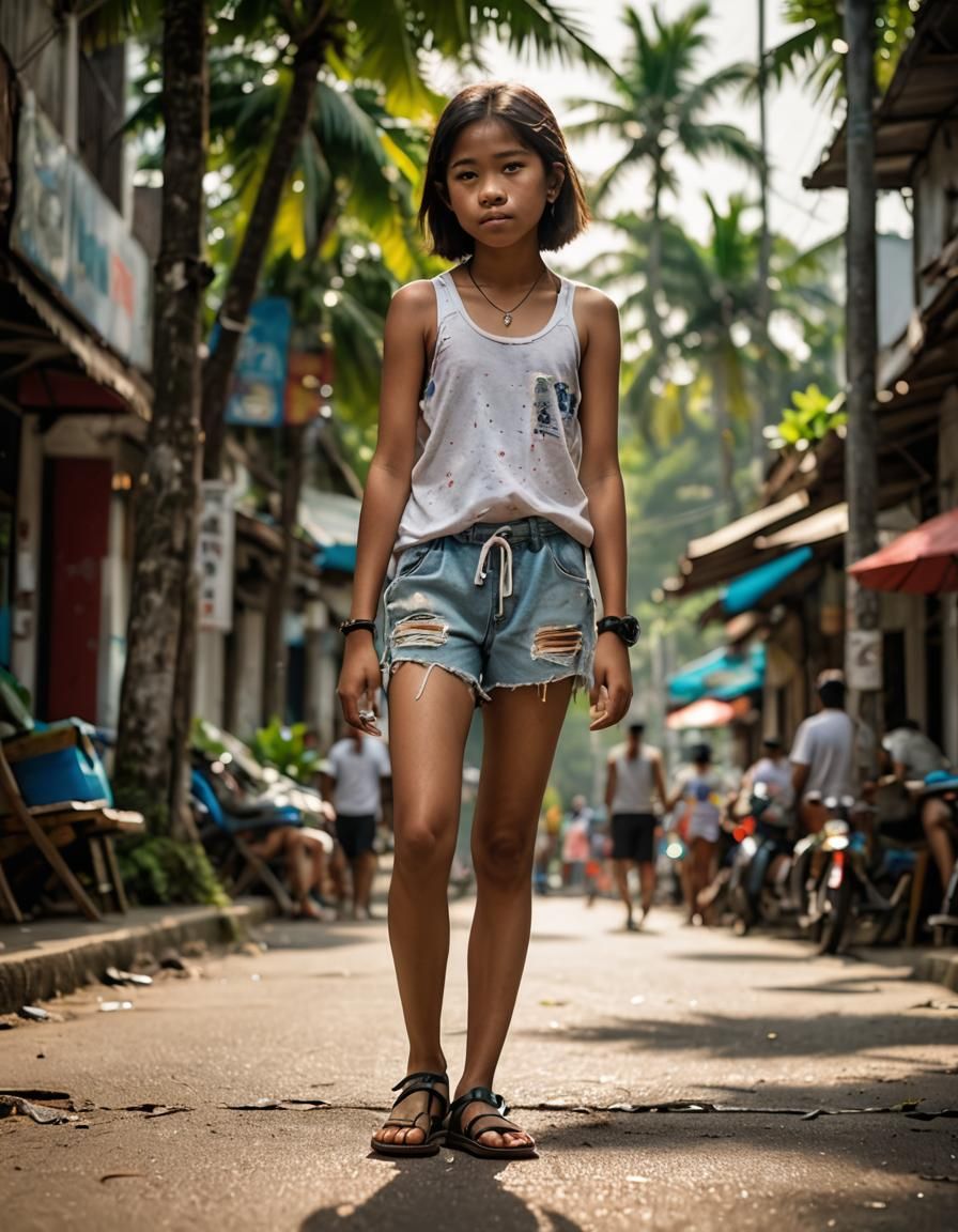 Zerapia Zehvin - 12 years old, Filipina - AI Generated Artwork ...