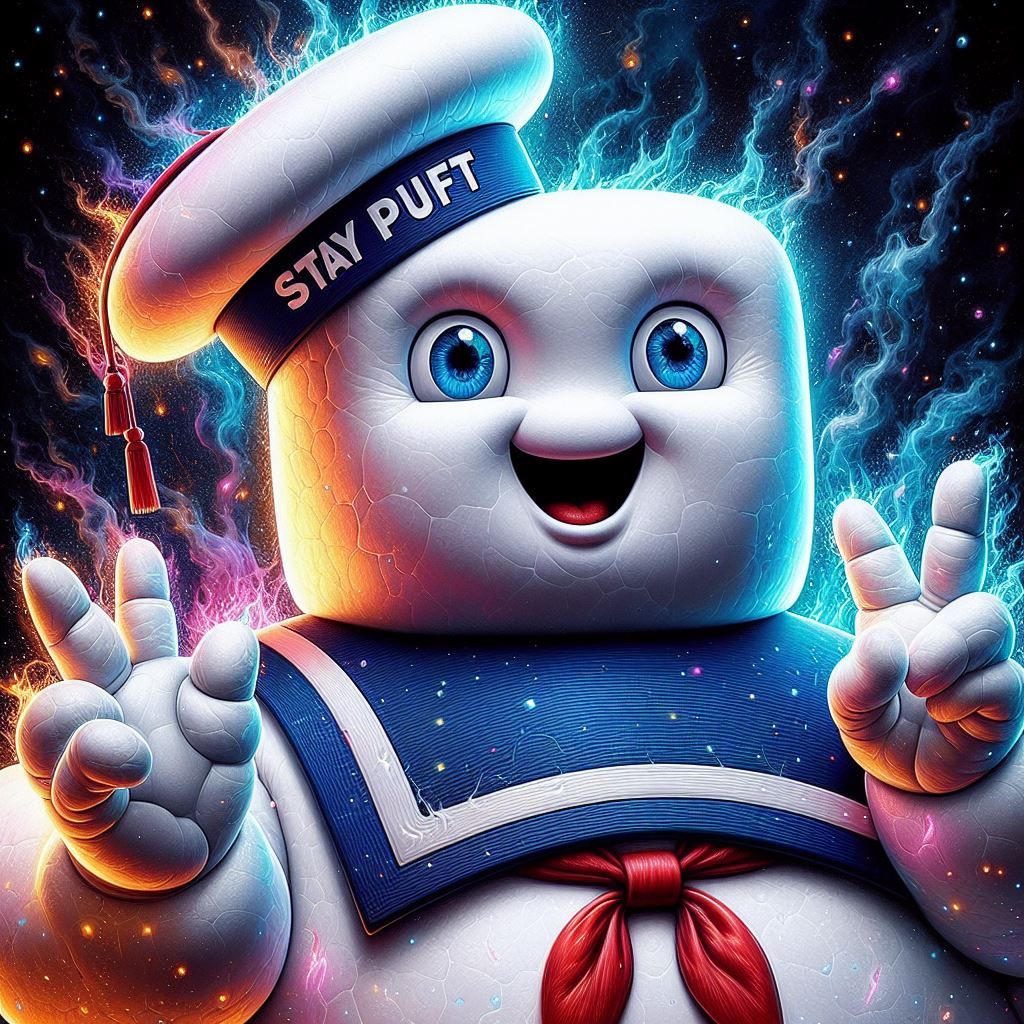 Stay Puft Marshmallow Man - AI Generated Artwork - NightCafe Creator