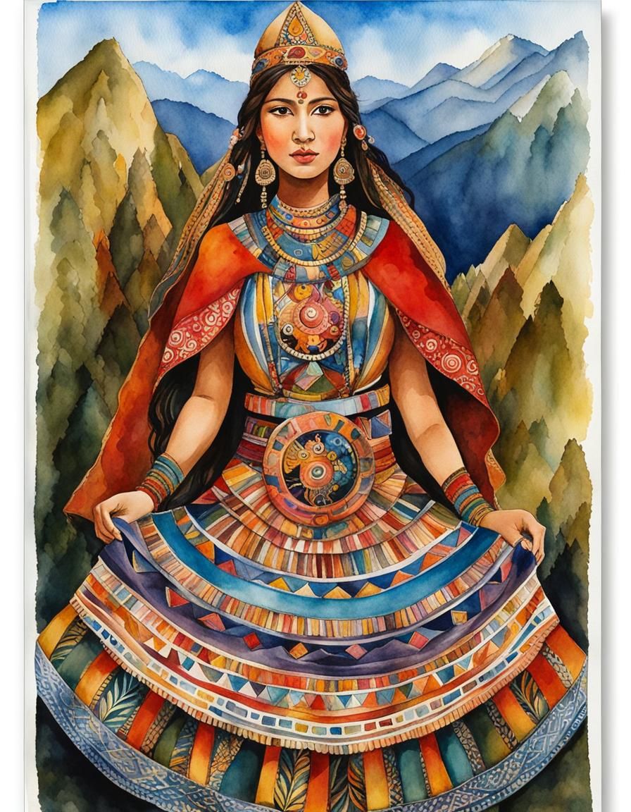 Inka Princess #95 - AI Generated Artwork - NightCafe Creator